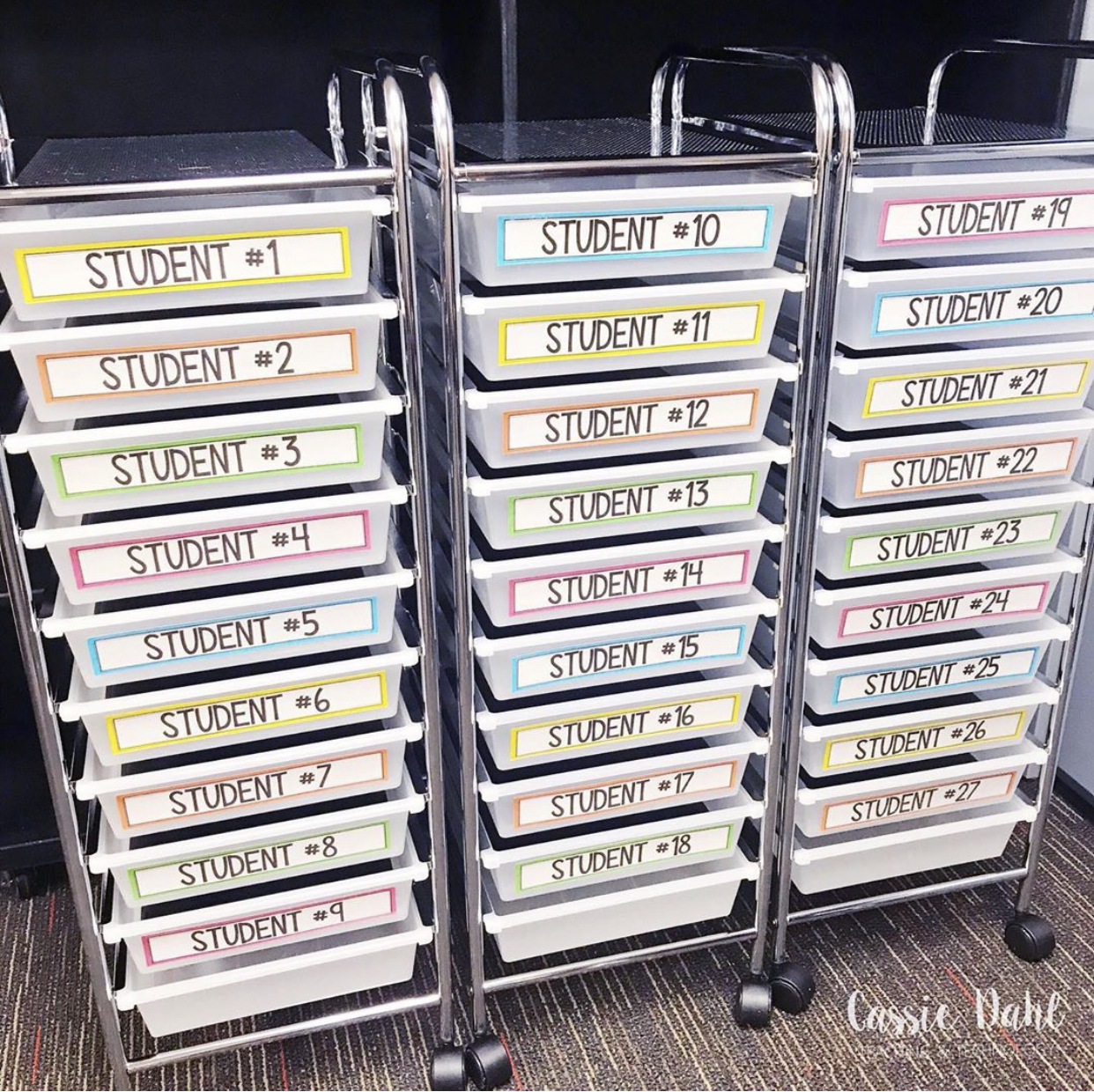 Easy Organization Tips for Student Materials - Cassie Dahl | Teaching ...