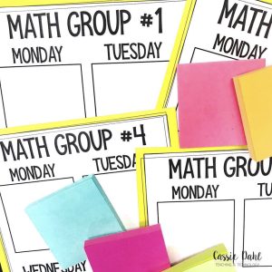 Easily Plan for Math Small Groups - Cassie Dahl | Teaching + Technology