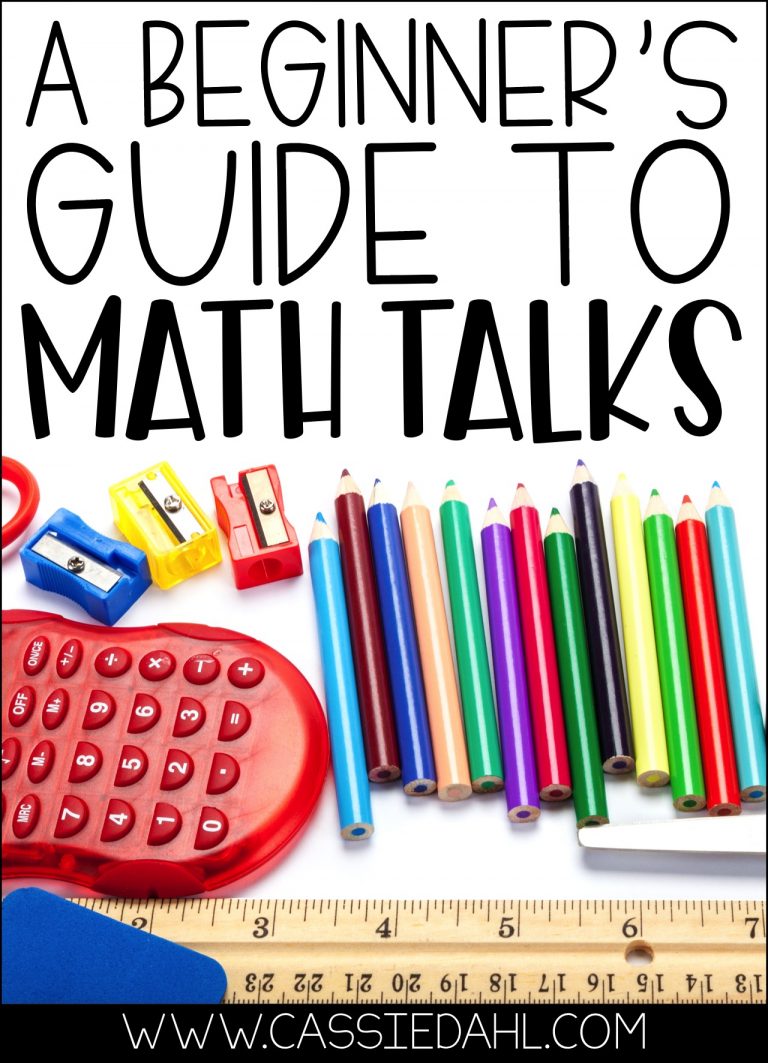 A Beginner's Guide to Math Talks - Cassie Dahl | Teaching + Technology